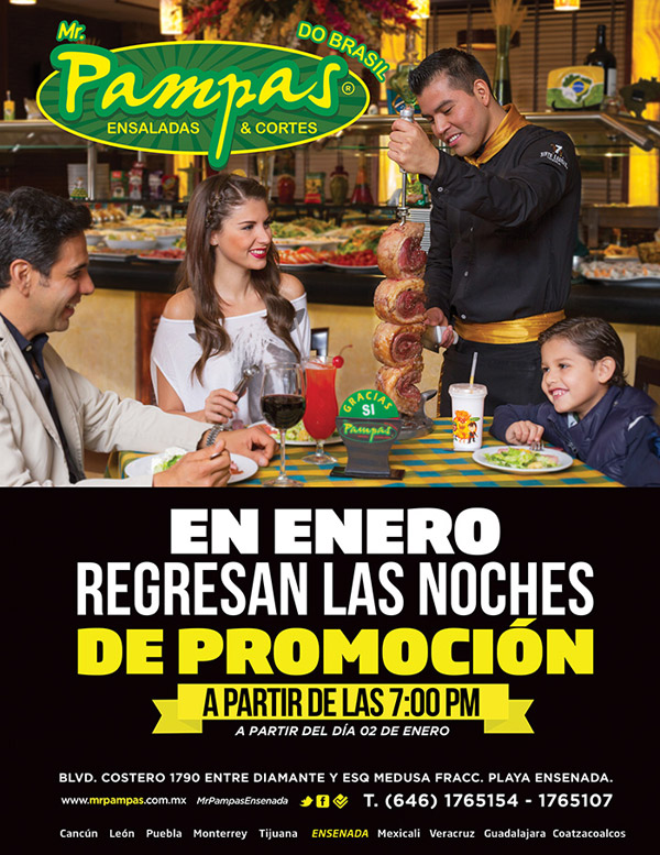 Mr Pampas Restaurante En Enero Regresan Las Noches De Promoción
